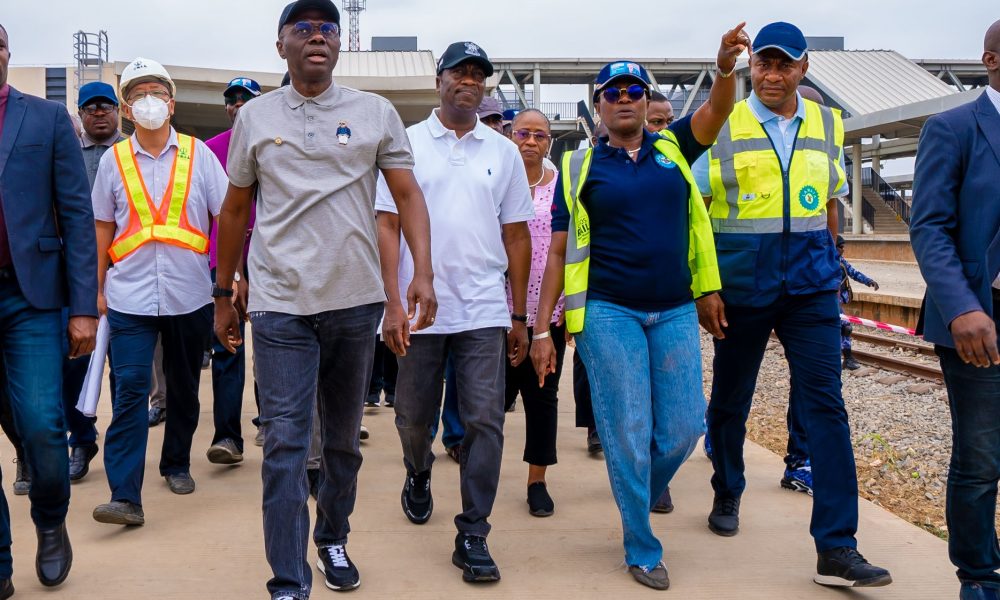 LAGOS RED RAIL LINE NOW AT COMPLETION STAGE – SANWO-OLU – First Weekly ...